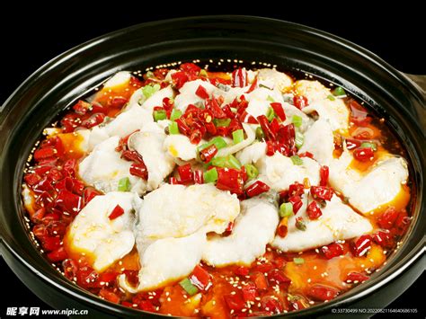 麻辣水煮鱼摄影图传统美食餐饮美食摄影图库昵图网