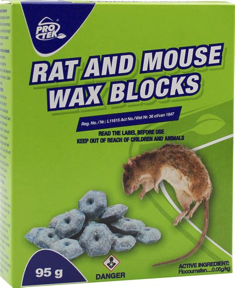 Protek Rat And Mouse Wax Blocks Agrimark