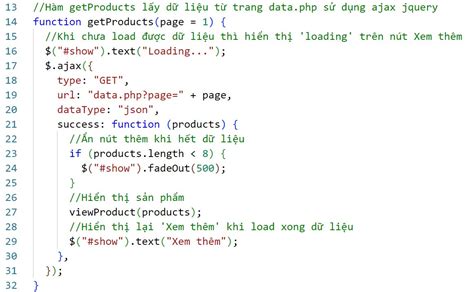 Tải Thêm Dữ Liệu Không Cần Tải Trang Sử Dụng Ajax Và Php Cao Đẳng Fpt