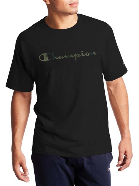 Champion Mens Script Logo Classic Graphic Jersey Tee Sizes S 2xl