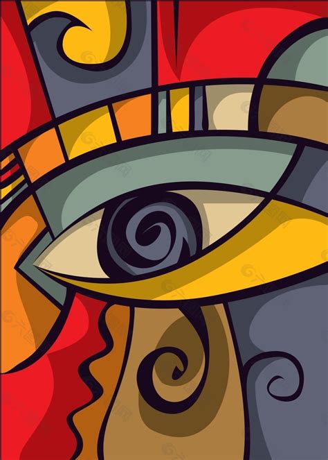 创意抽象立体派艺术风格图片矢量素材平面广告素材免费下载图片编号8842612 六图网