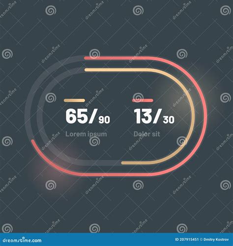 Control Knob Used For Regulating UI And UX Kit Stock Illustration Illustration Of Interface