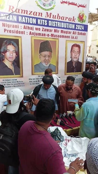 Ramzan Ration Kits Distribution 2024 1446 Anjuman E Masoomeen As