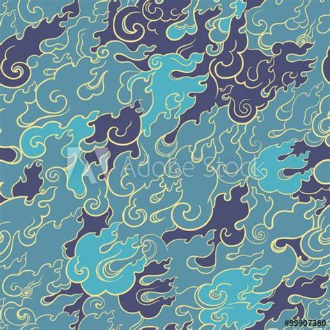 Abstract Fire Seamless Pattern Pattern Art Japanese Patterns