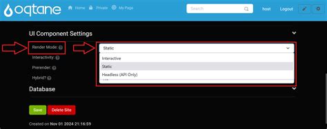 site settings host management oqtane docs apis and more for the modular blazor application