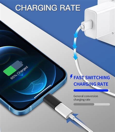 Iphone Lightning To Type C Plug Adaptor Usb C Female To Ip Lightning Plug