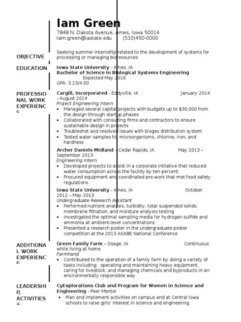 ecs example resume bse pdf nature science