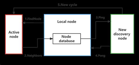 sending and receiving processes of the node discovery protocol packets