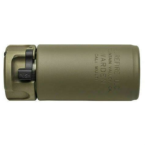 Surefire Warden Muzzle Device Fast Attach Blast Regulator Dark Earth