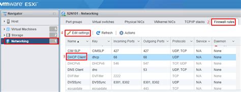 ESXi Firewall Rules Configuration