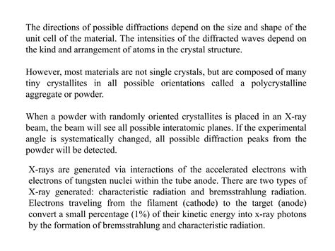 Lecture 1 Principle And Application Of X Ray Diffractometer Pdf