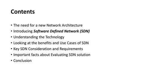 Software Defined Network Pptx Computer Networking Computing