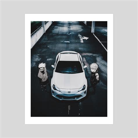 Gojo Satoru And Kakashi Hatake An Art Print By Senseixedits Inprnt