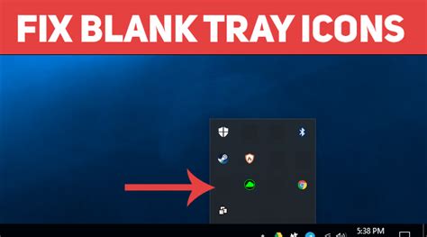 Fix Blank System Tray Icons Blackwood IT