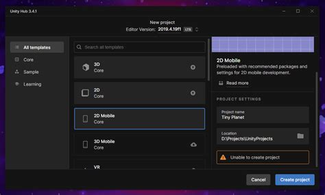 literally just installed unity what am i doing wrong already r unity2d