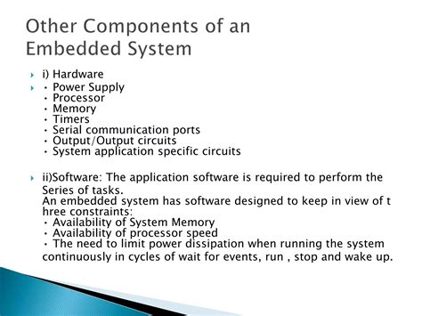 Sybsc It Sem Iv Embedded Systems Unit I Core Of Embedded Systems Pptx