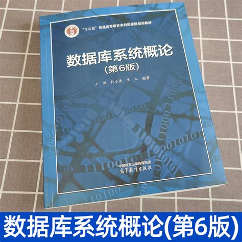 数据库系统概论第6版第六版王珊杜小勇陈红高等教育出版社数据库系统基础理论基本技术与方法计算机类专业教材考研参考书虎窝淘