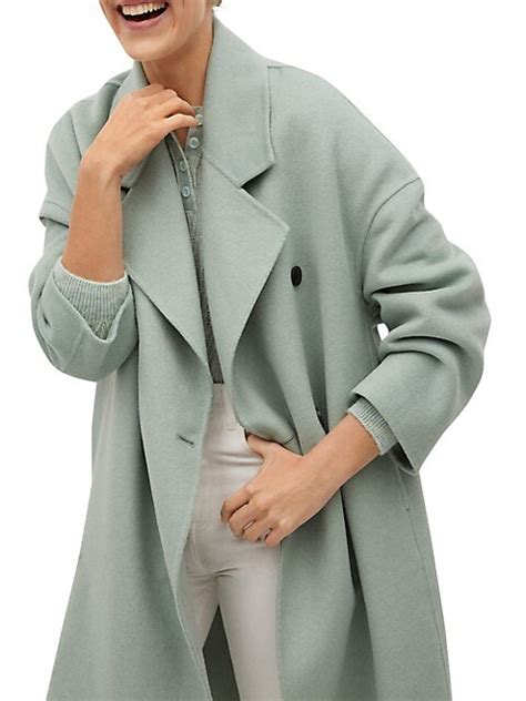 Mango Mango Woman Handmade Wool Coat Thebay