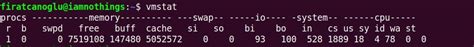 Örneklerle Linuxta Vmstat Komutu Nasıl Kullanılır Linux Data Linux Sysadmin