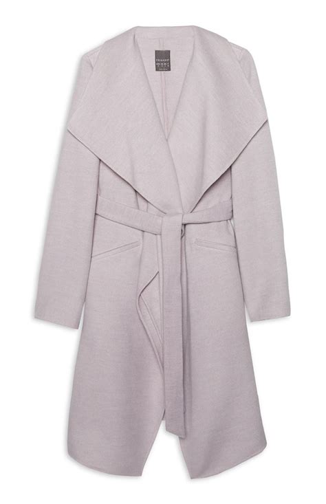 Primark - Grey Luxe Wrap Coat | Primark, Wrap coat, Elegant dresses