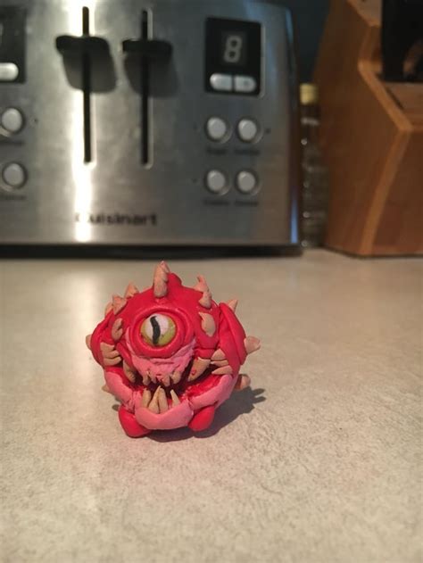 Cute Lil Cacodemon I Made For A Friends Birthday Today Took Me About