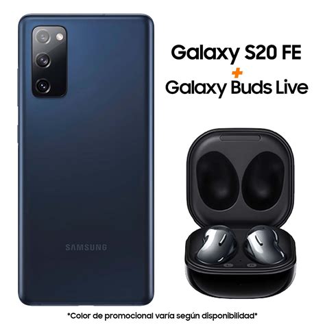 Samsung Galaxy S20 Fe Azul Liberado Buds Live Punto Naranja