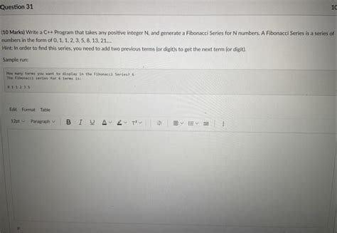 solved question 31 10 a 10 marks write a ch program that