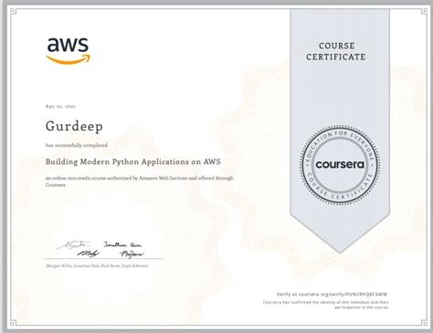 Aws Coursera Python Er Gurdeep Singh