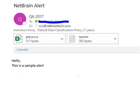 conditional email via qapp in netbrain netbrain community