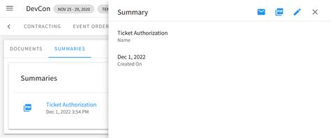 Create Event Summaries Hold Confirmations And Other Event Documents