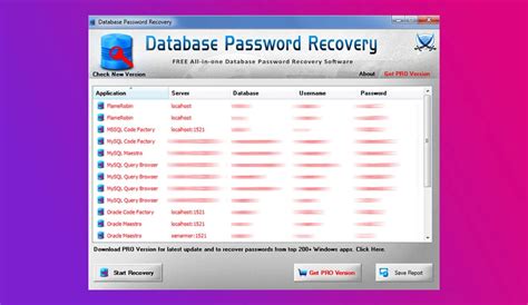Database Password Recovery Download Latest 2025 Filecr