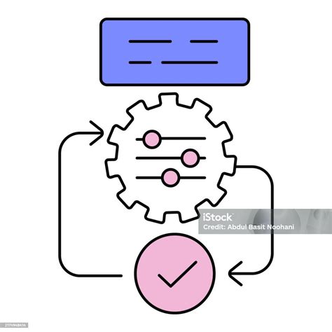 Multiprompt Coordination Icon Representing Ai Prompt Collaboration Multiple Input Handling