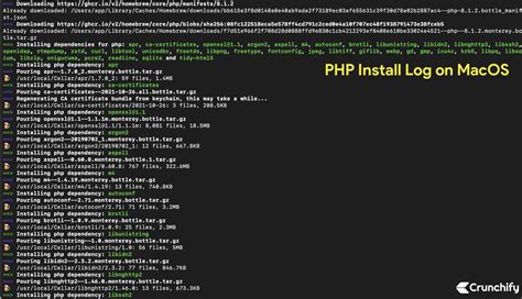 How To Install PHP Latest Version On MacOS Via Homebrew Crunchify