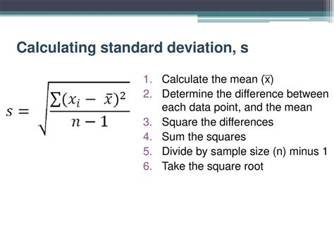 Ap Biology Calculations Standard Deviation And Standard Error Ppt Download