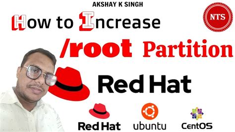 How To Increase Root Partition Size In Linux Rhel Centos Ubuntu Youtube