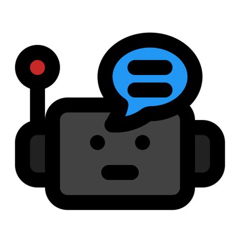 Chatbot Generic Outline Color Icon