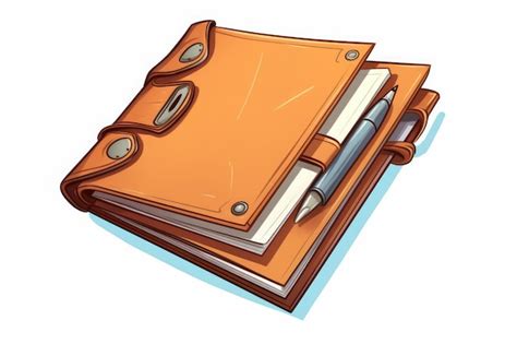 Premium AI Image Business Document Folder On White Background In