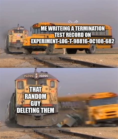 A Train Hitting A School Bus Imgflip