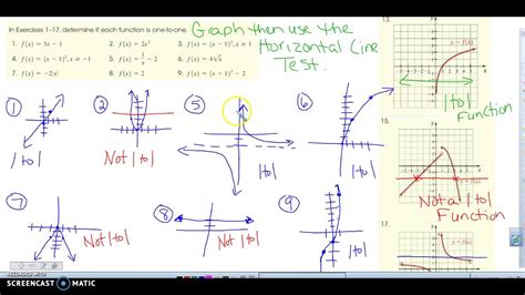 Mac1105 Sect 3 6 One To One Functions Inverse Functions Youtube