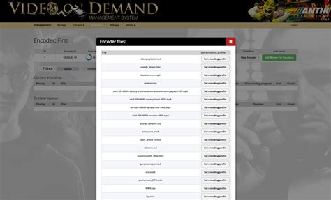 STREAMINGIPTV HEADEND IPTV Servers Services VOD Server ANTIK