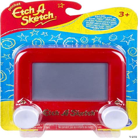 Spin Master Etch A Sketch Classic Mini Pocket Version Oriental Trading