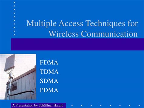 ppt multiple access techniques for wireless communication powerpoint