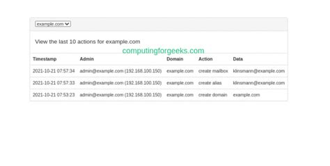 Configure Mail Server With Postfixadmin On Centos 78 Computingforgeeks