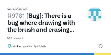 Bug There Is A Bug Where Drawing With The Brush And Erasing With The Eraser Leaves An
