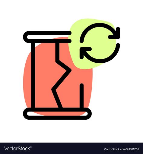 Resetting Electronic Fuse After Overcurrent Event Vector Image