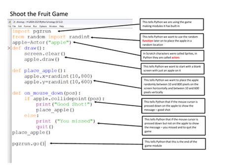 Ks3 Pyton Programming Games Teaching Resources