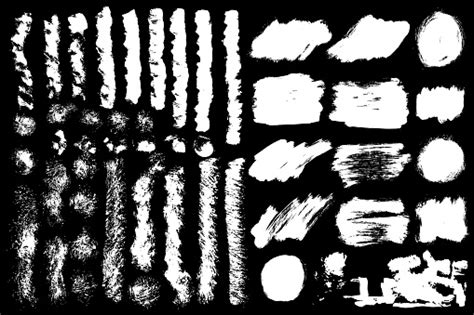 그런 지 페인트 잉크 브러시 획 브러시 선 프레임 큰 컬렉션 서클 검은 배경에 고립 된 자유형 그리기 더러운 예술적 그려진된 디자인 요소 집합입니다 벡터입니다 0명에 대한