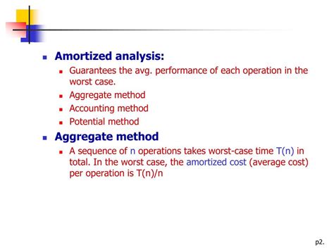 Ppt Amortized Analysis Powerpoint Presentation Free Download Id