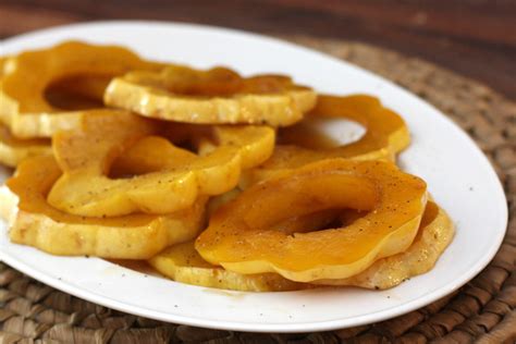 Baked Acorn Squash Rings With Brown Sugar Glaze Classic Recipes